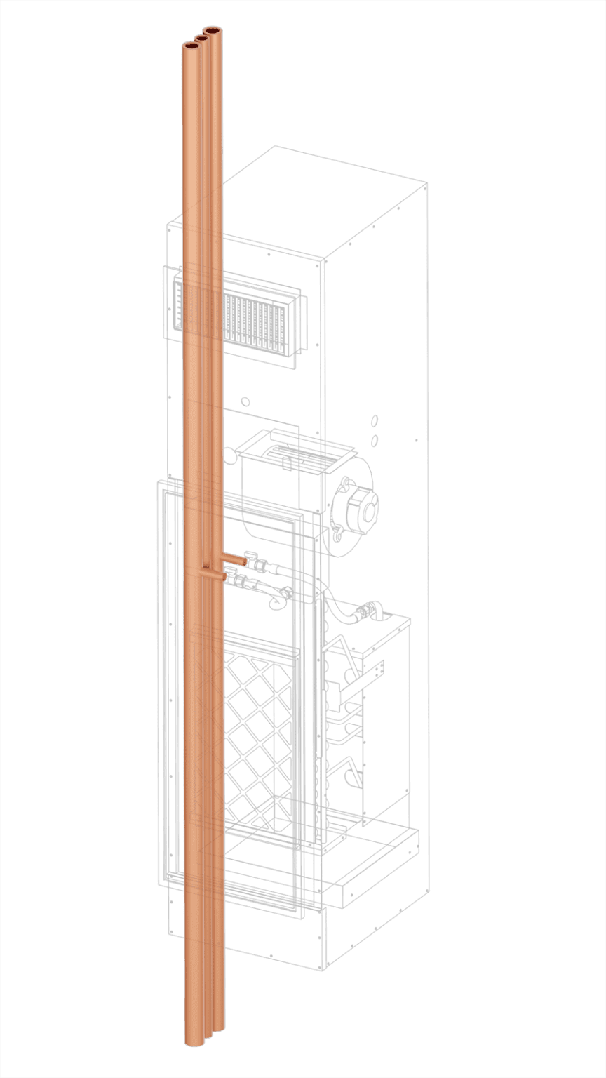 Vertical Stack Hybrid Heat Pumps - Unilux HVAC